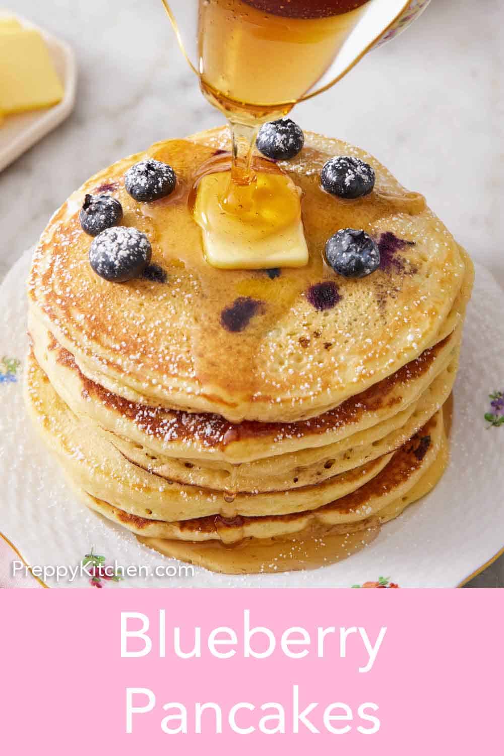 Blueberry Pancakes - Preppy Kitchen