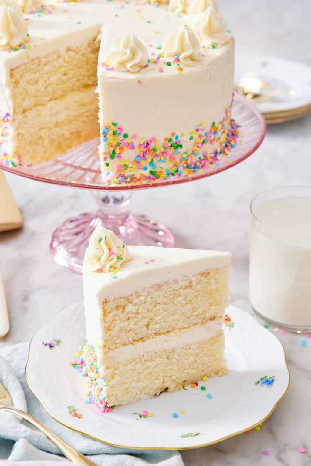 White Cake Recipe - Preppy Kitchen