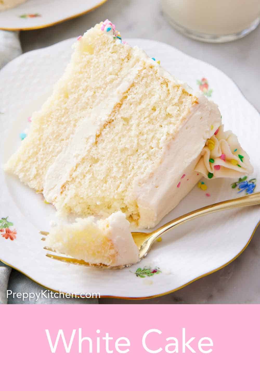 White Cake Recipe - Preppy Kitchen