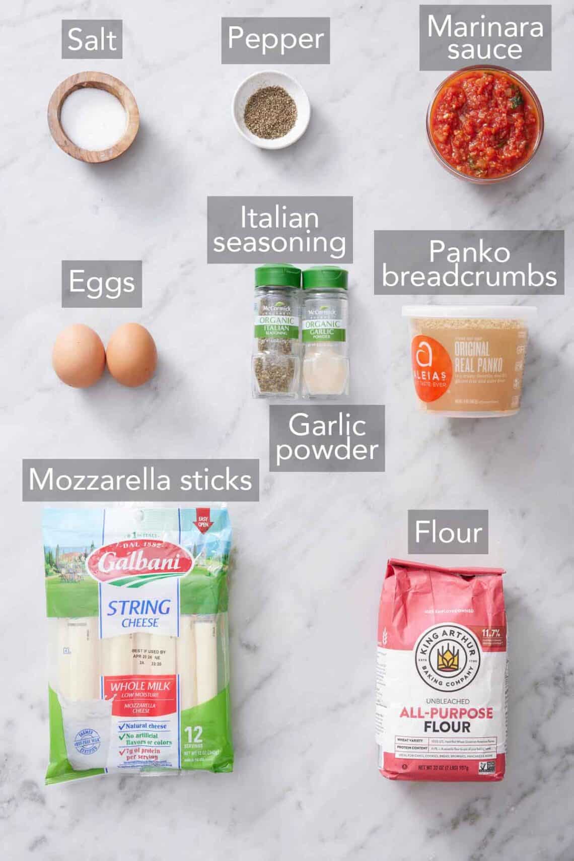 Air Fryer Mozzarella Sticks - Preppy Kitchen
