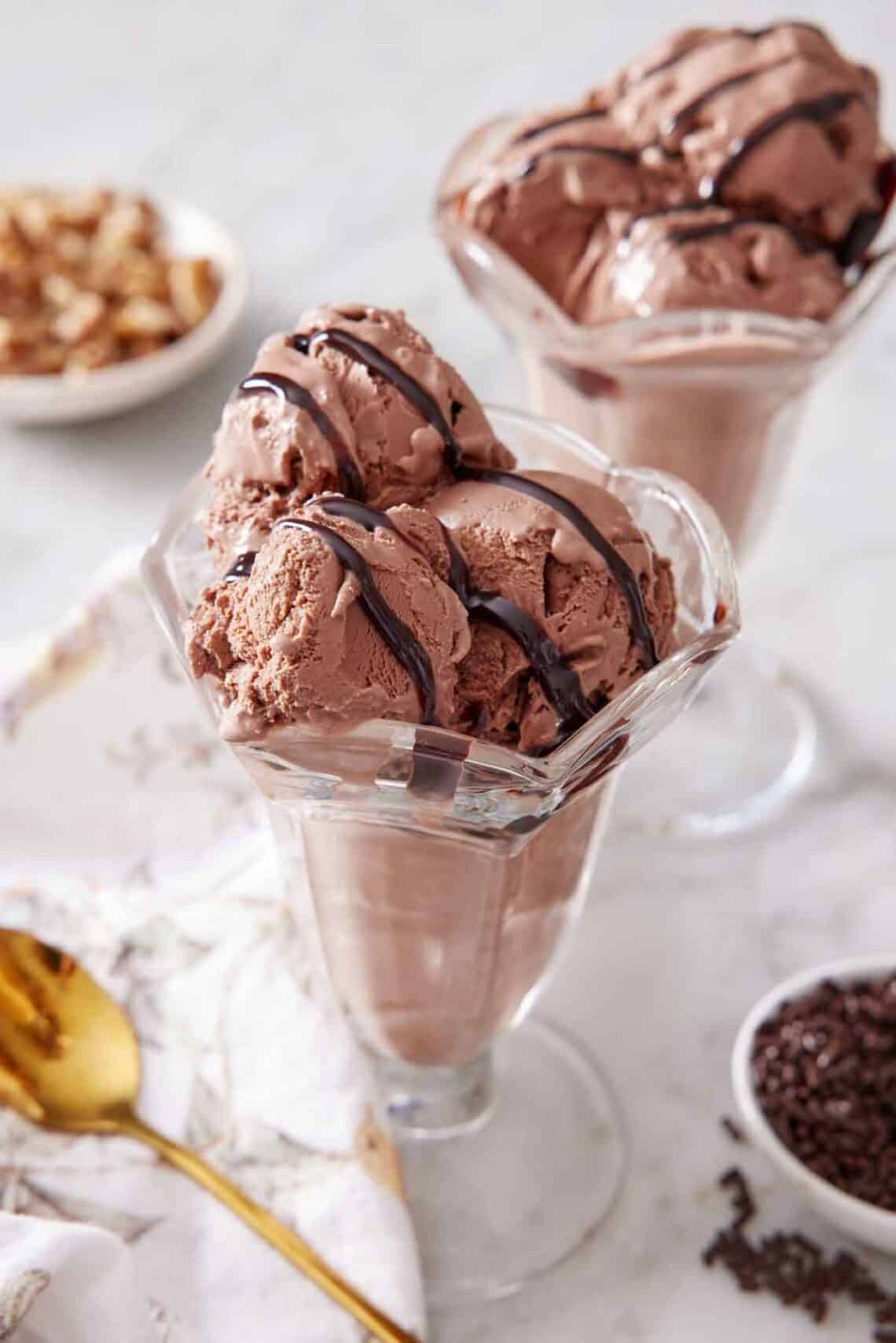 Homemade Chocolate Ice Cream - Preppy Kitchen