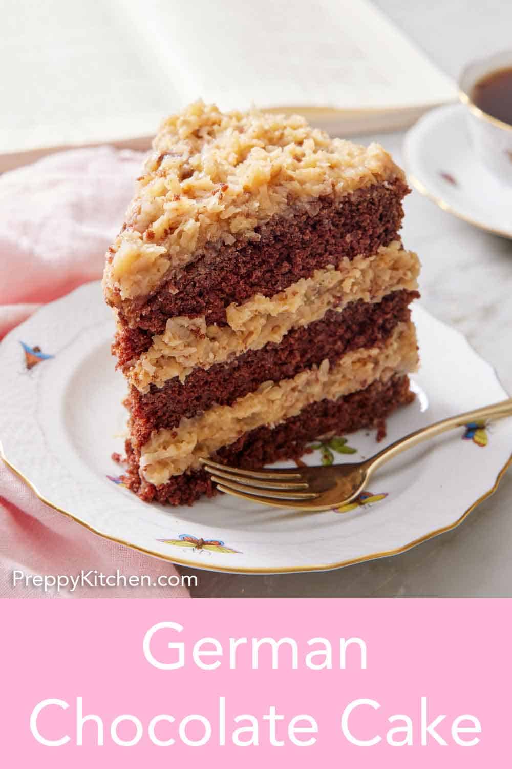 German Chocolate Cake Recipe - Preppy Kitchen