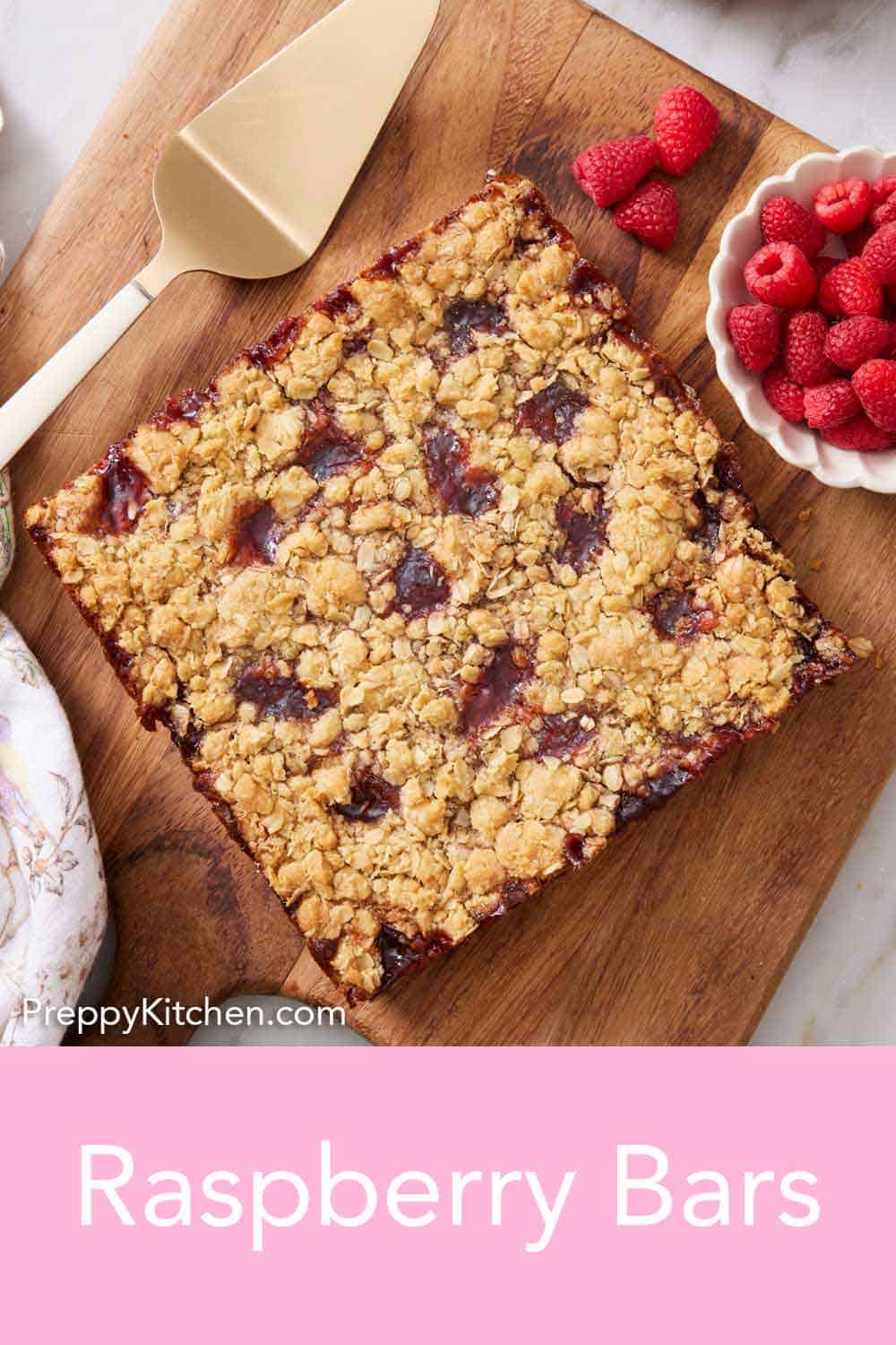 Raspberry Bars - Preppy Kitchen