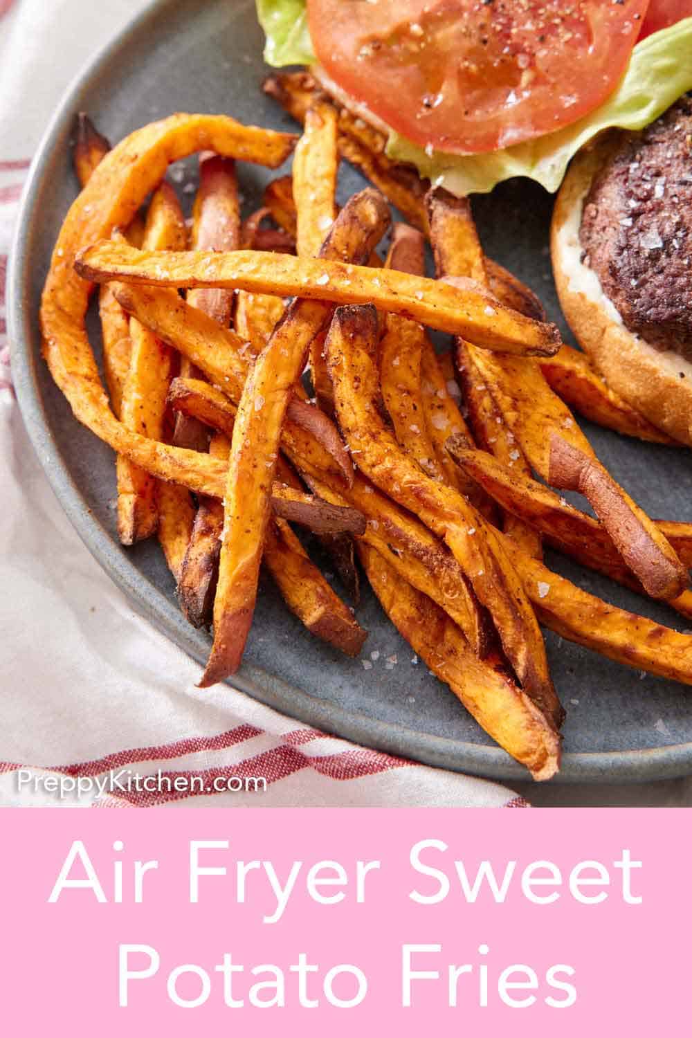Air Fryer Sweet Potato Fries - Preppy Kitchen