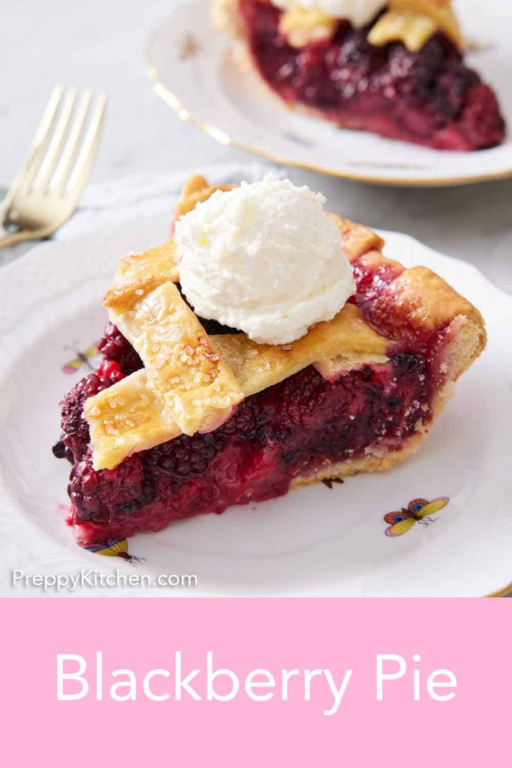Blackberry Pie Recipe - Preppy Kitchen