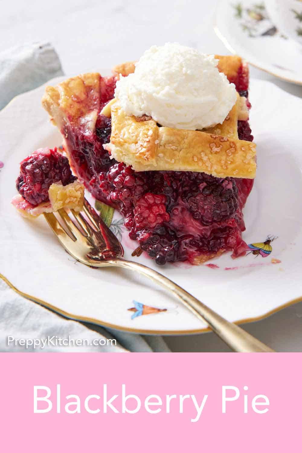 Blackberry Pie Recipe - Preppy Kitchen