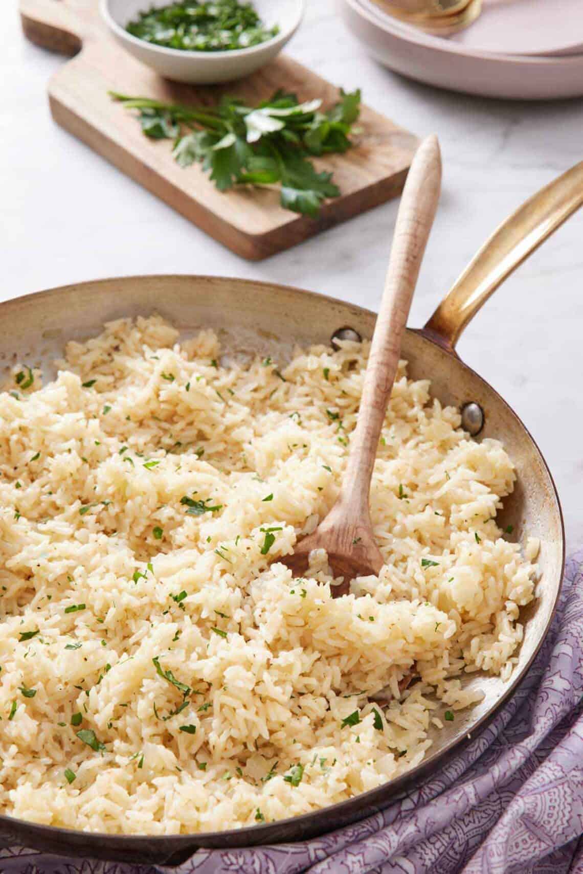 Easy Rice Pilaf - Preppy Kitchen