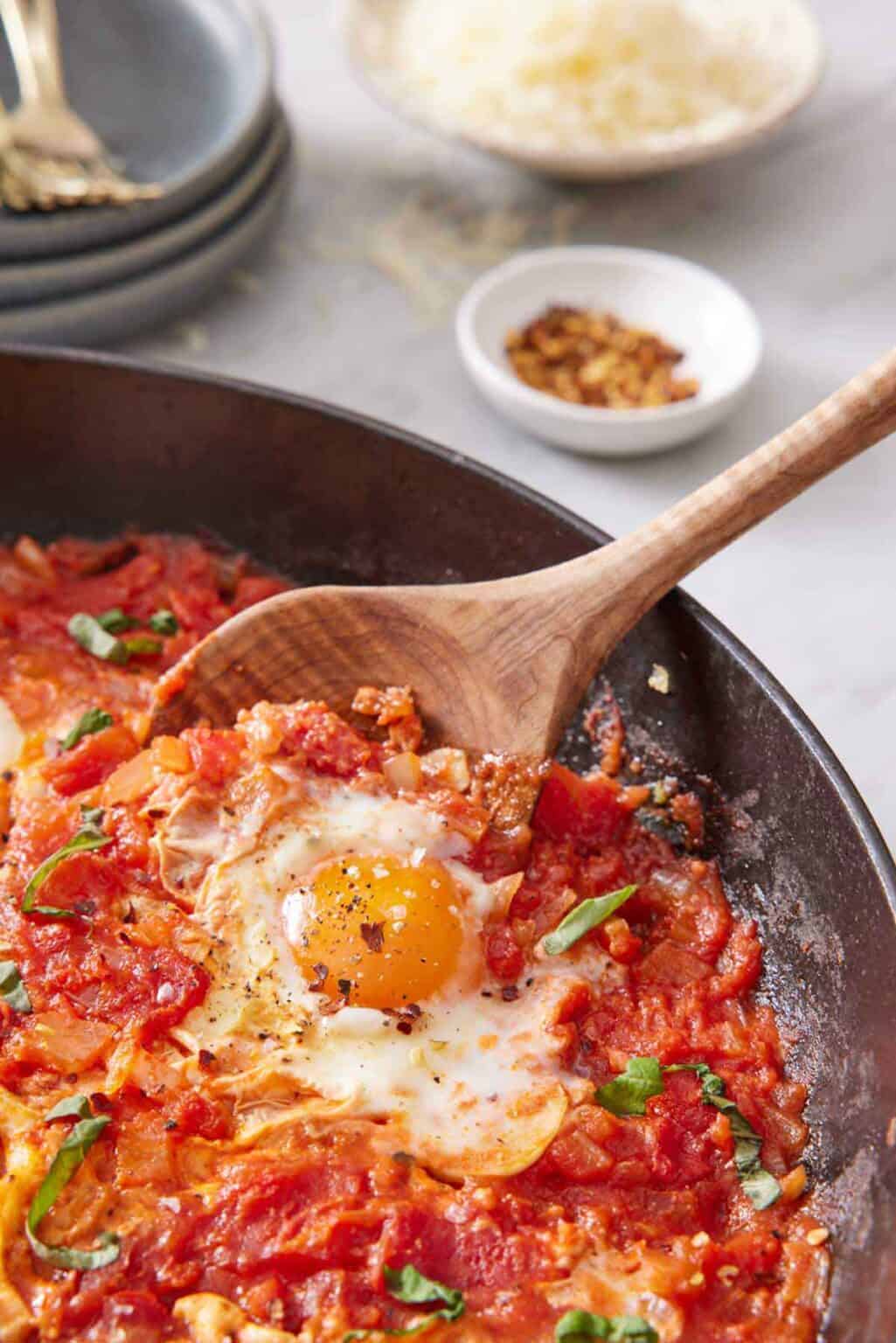 Eggs in Purgatory Recipe - Preppy Kitchen