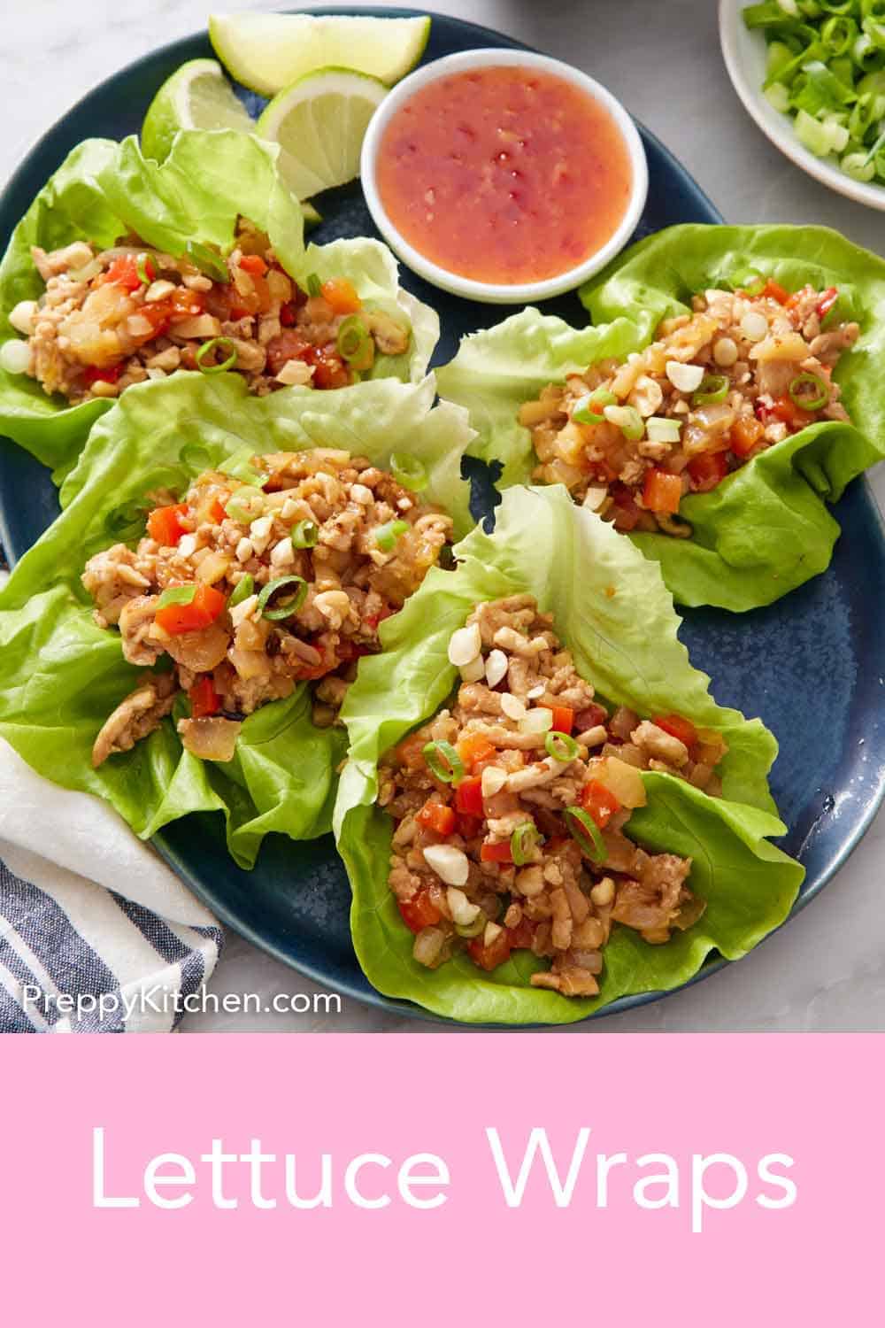 Chicken Lettuce Wraps - Preppy Kitchen
