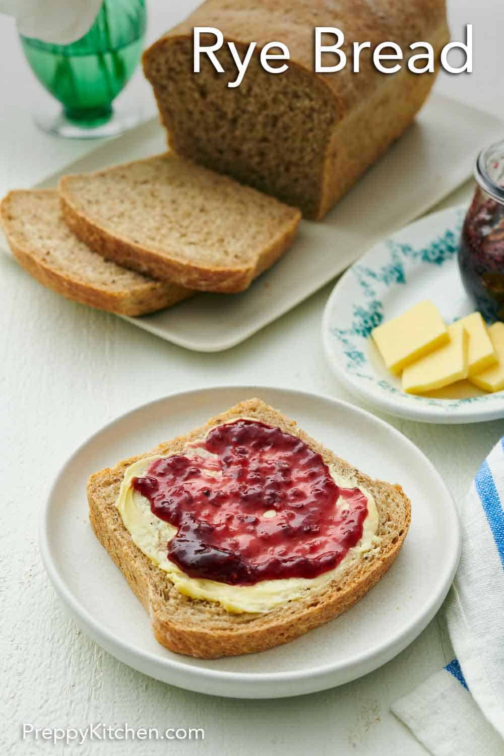 Homemade Rye Bread Recipe - Preppy Kitchen