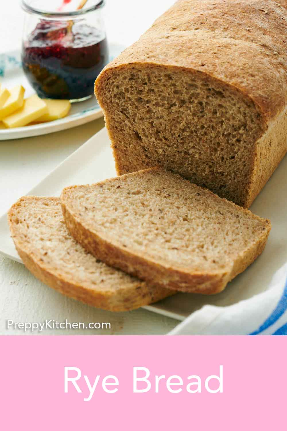 Homemade Rye Bread Recipe - Preppy Kitchen