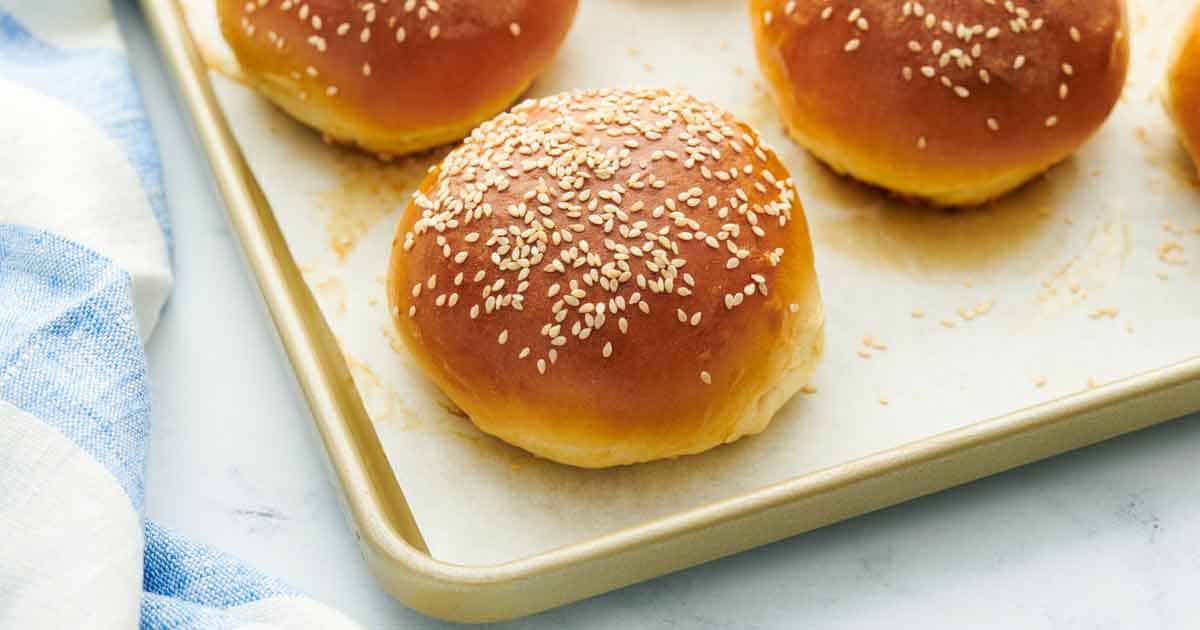 Homemade Hamburger Buns Recipe - Preppy Kitchen
