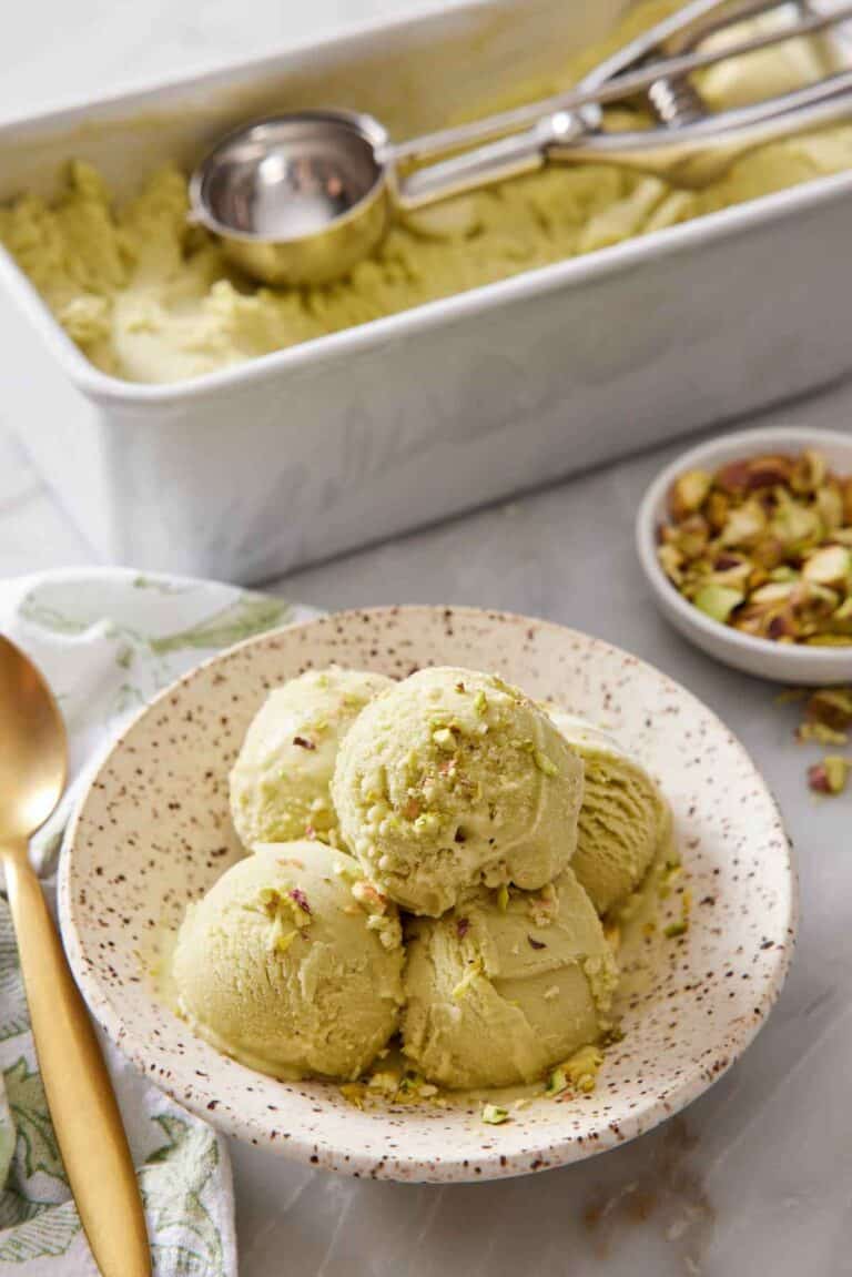 Homemade Pistachio Ice Cream - Preppy Kitchen