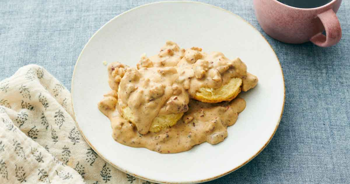 Biscuits and Gravy Recipe - Preppy Kitchen
