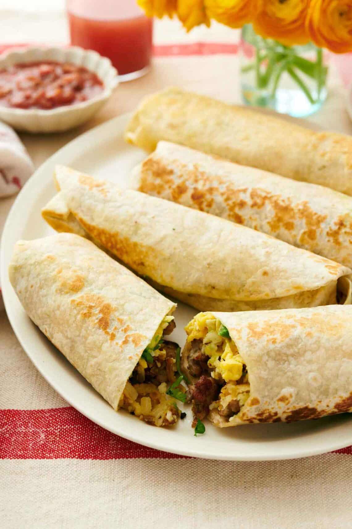 Breakfast Burritos - Preppy Kitchen