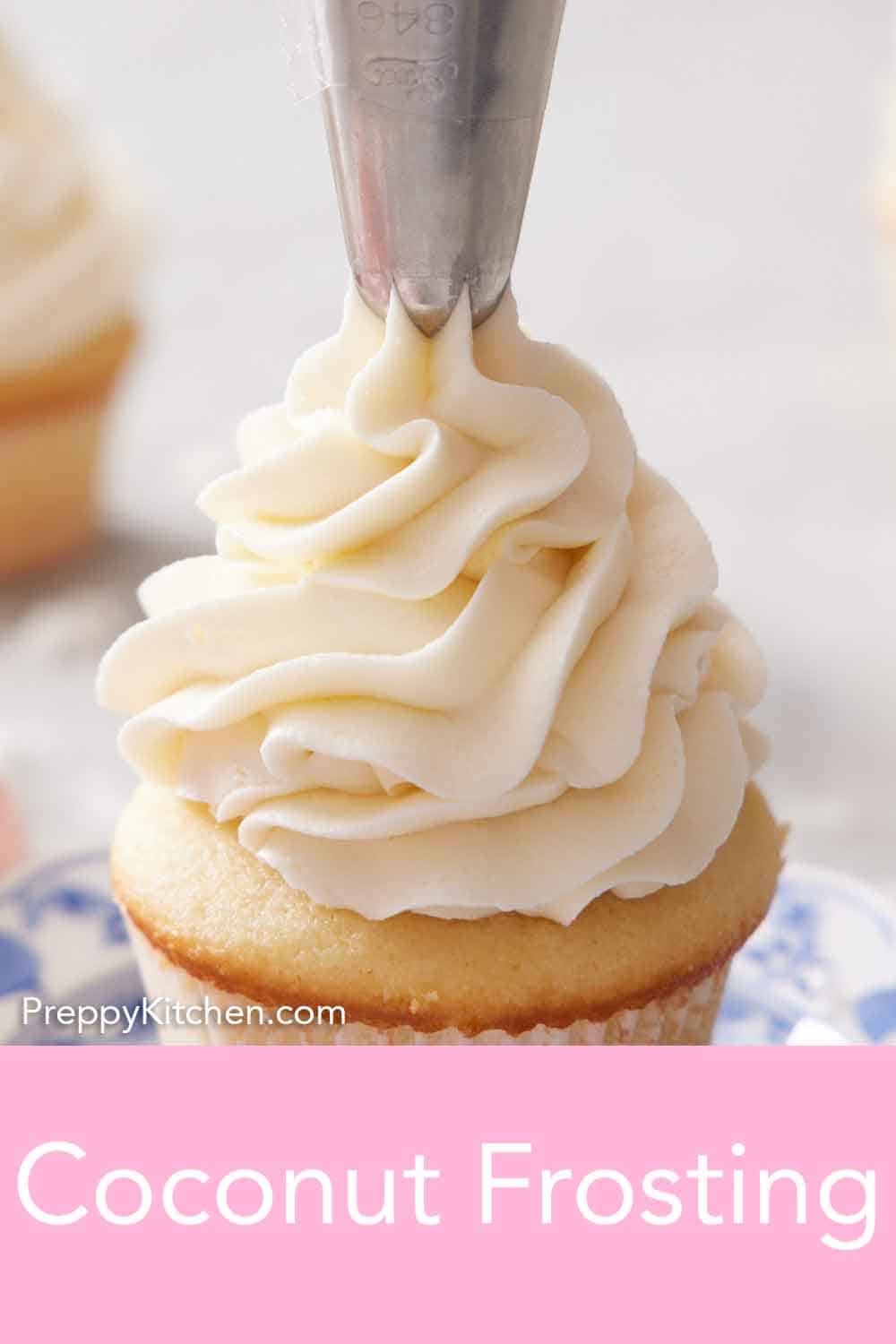 Easy Coconut Frosting - Preppy Kitchen