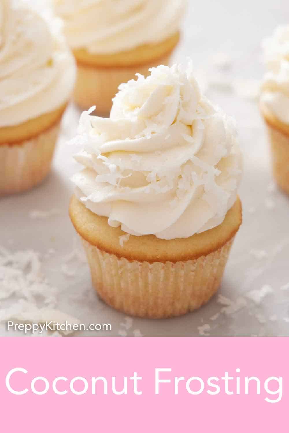 Easy Coconut Frosting - Preppy Kitchen