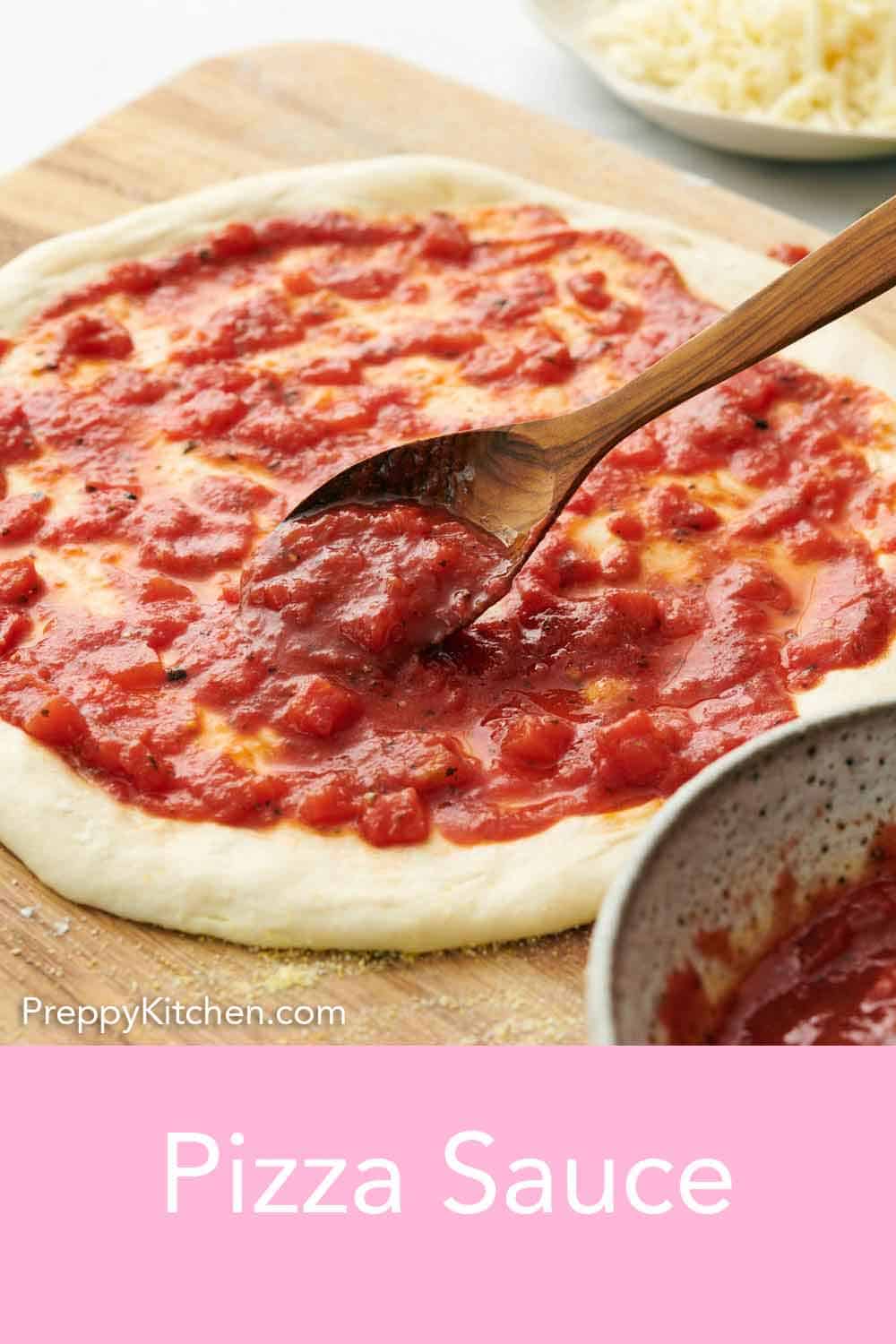 Homemade Pizza Sauce Recipe - Preppy Kitchen