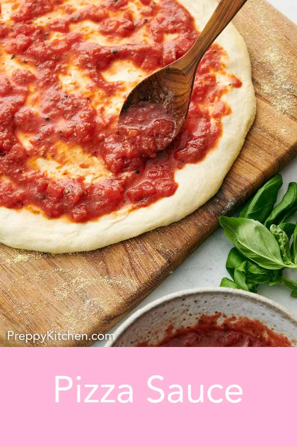 Homemade Pizza Sauce Recipe - Preppy Kitchen