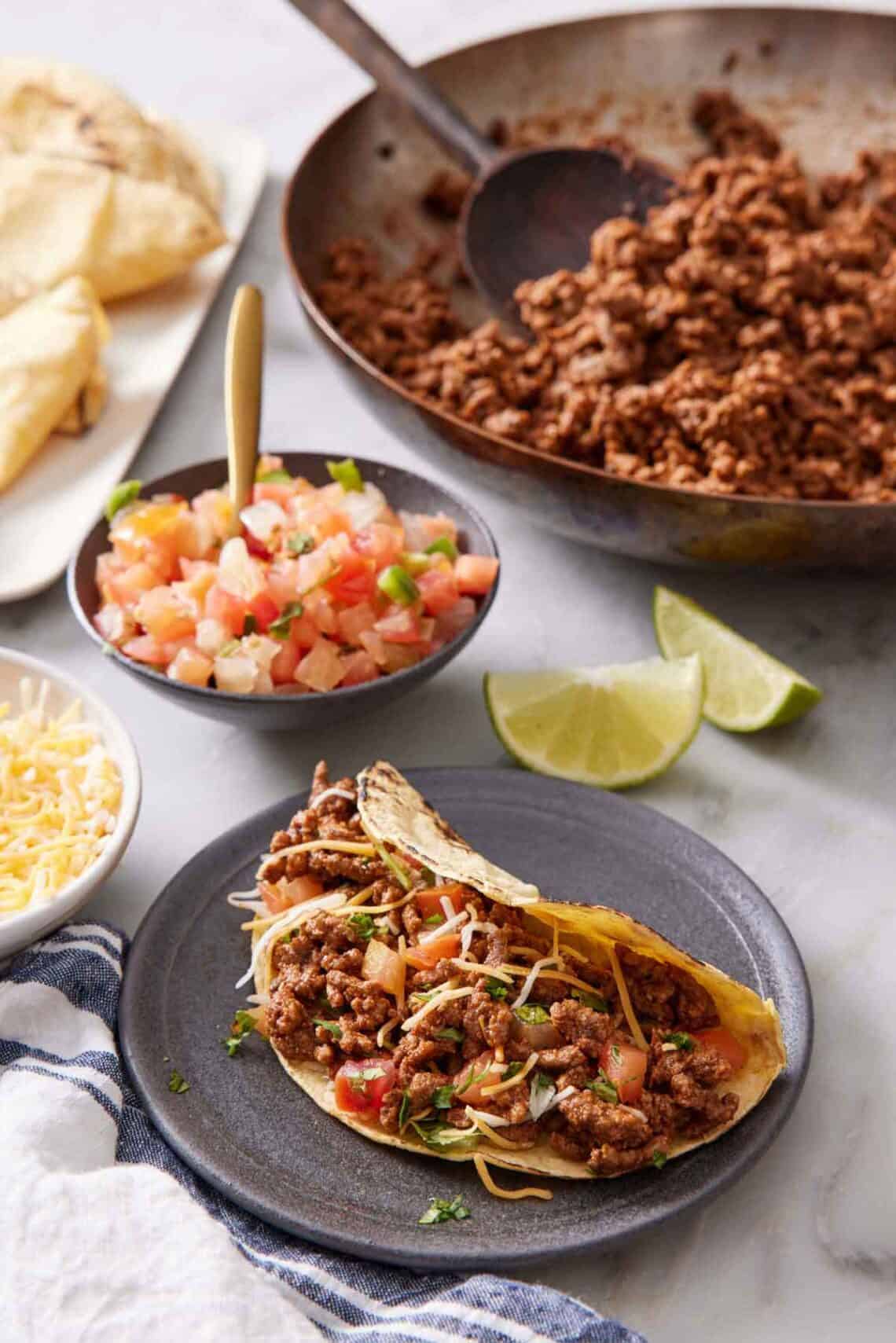 Ground Beef Tacos - Preppy Kitchen