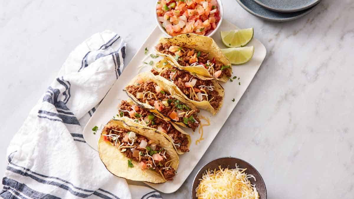 Ground Beef Tacos - Preppy Kitchen