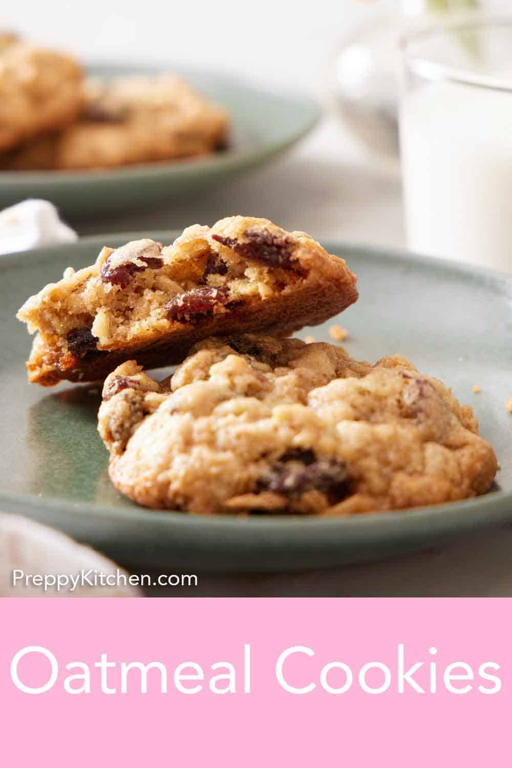 Oatmeal Cookies Recipe - Preppy Kitchen