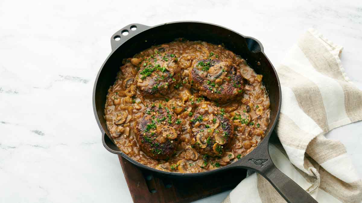 Salisbury Steak Recipe - Preppy Kitchen