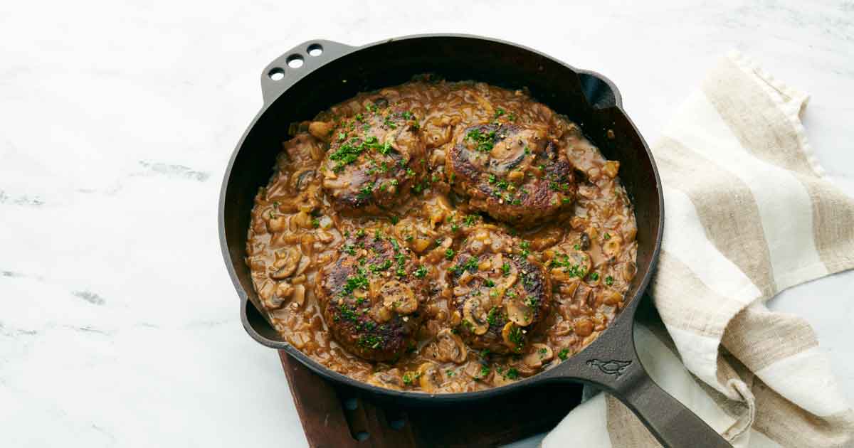 Salisbury Steak Recipe - Preppy Kitchen