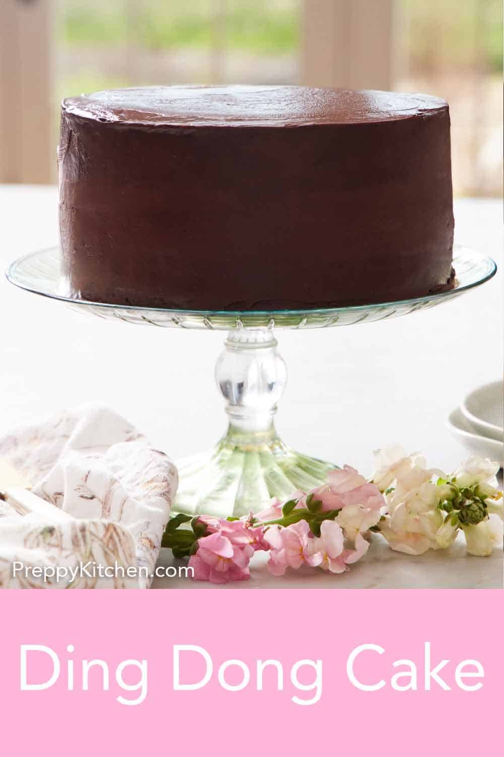 Ding Dong Cake Recipe - Preppy Kitchen