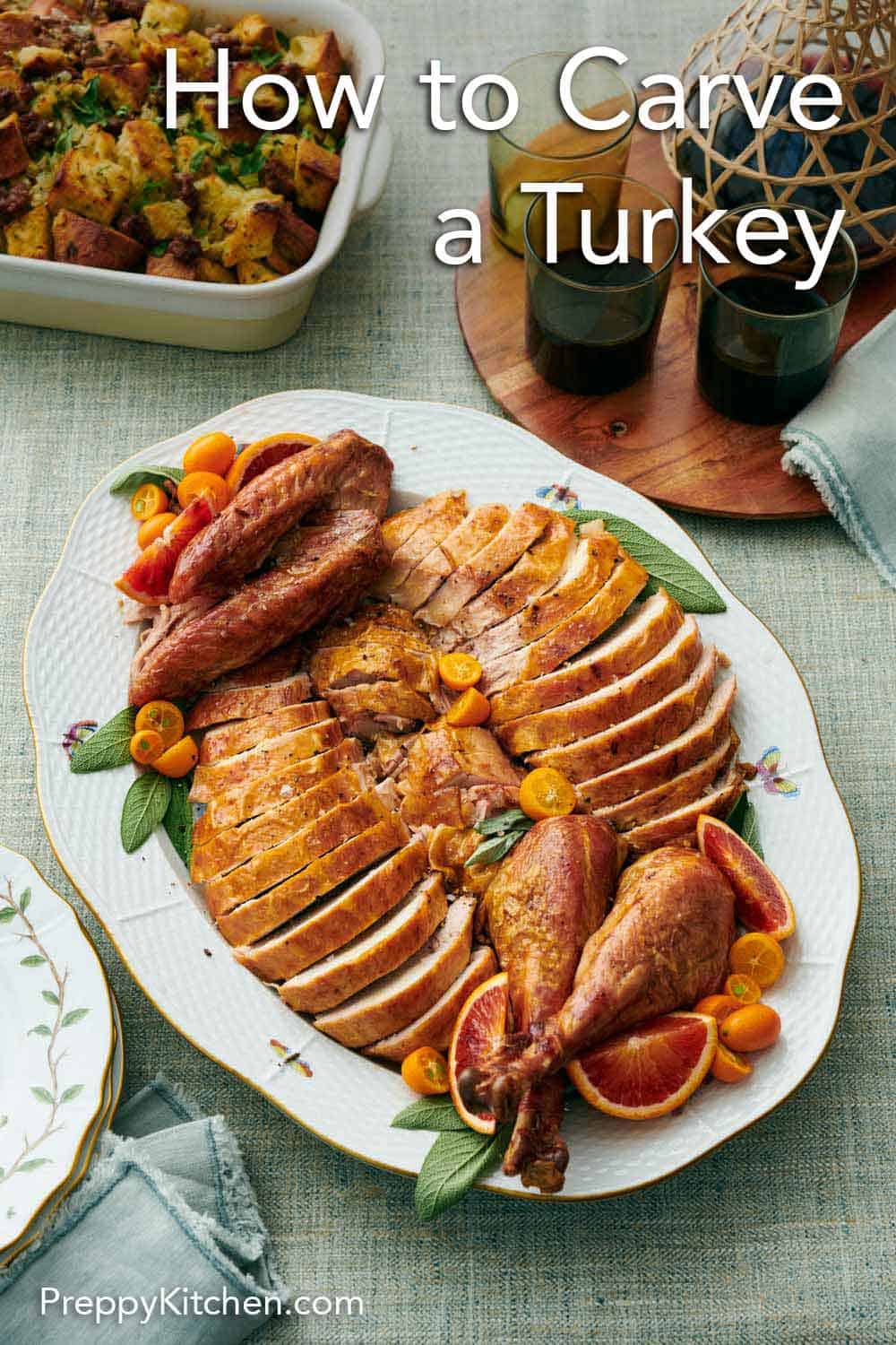 How to Carve a Turkey (Step-by-Step) - Preppy Kitchen