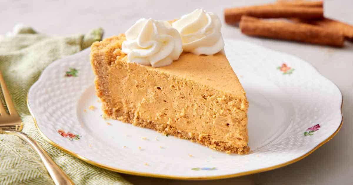 No Bake Pumpkin Cheesecake - Preppy Kitchen