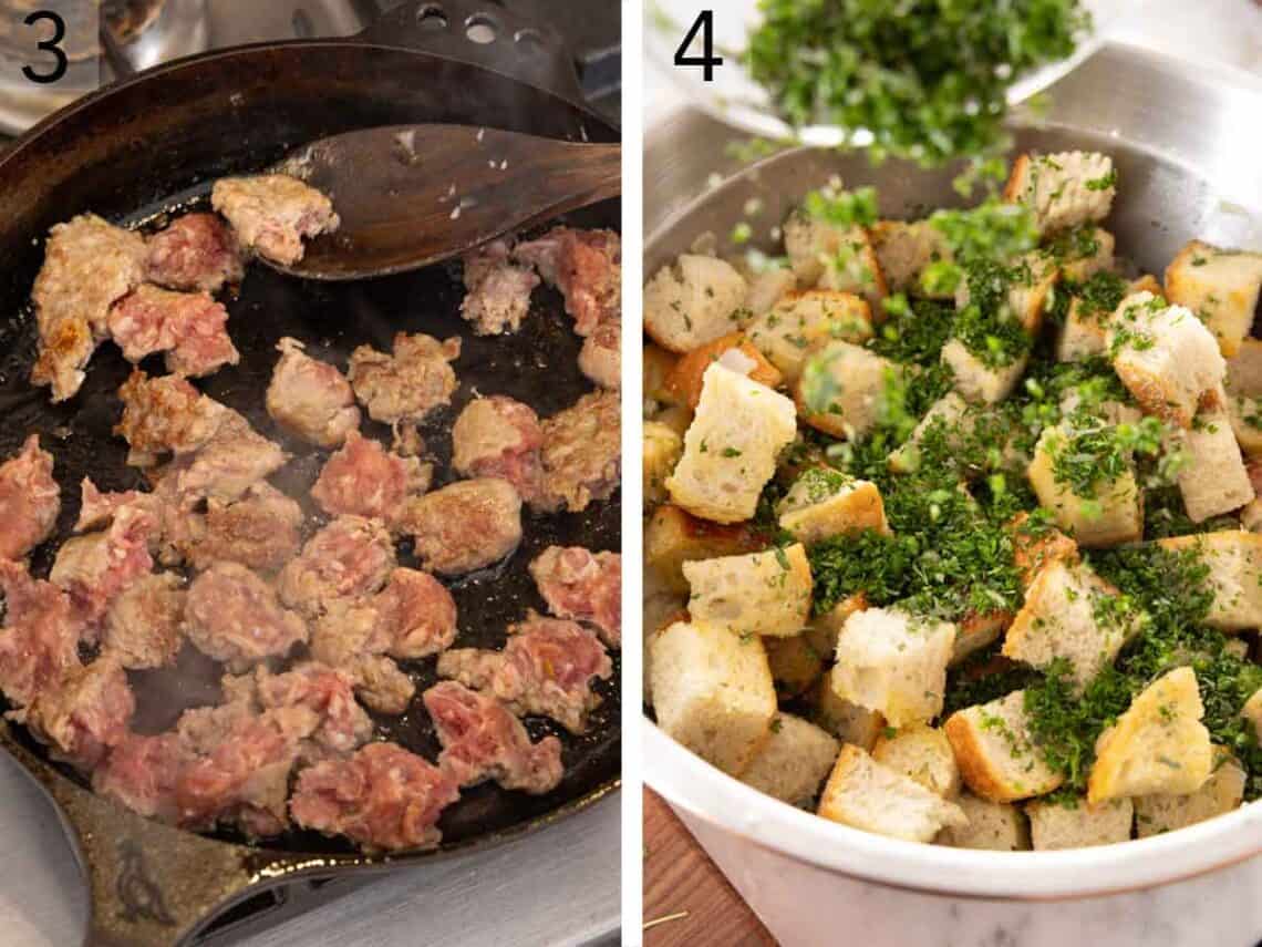 Sausage Stuffing Recipe - Preppy Kitchen