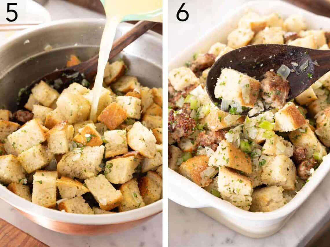 Sausage Stuffing Recipe - Preppy Kitchen