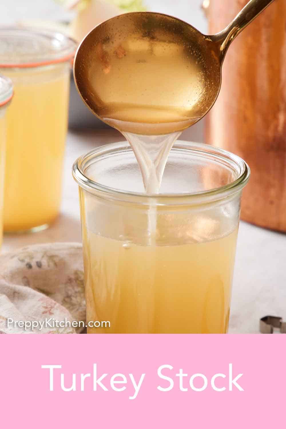 Turkey Stock Recipe - Preppy Kitchen