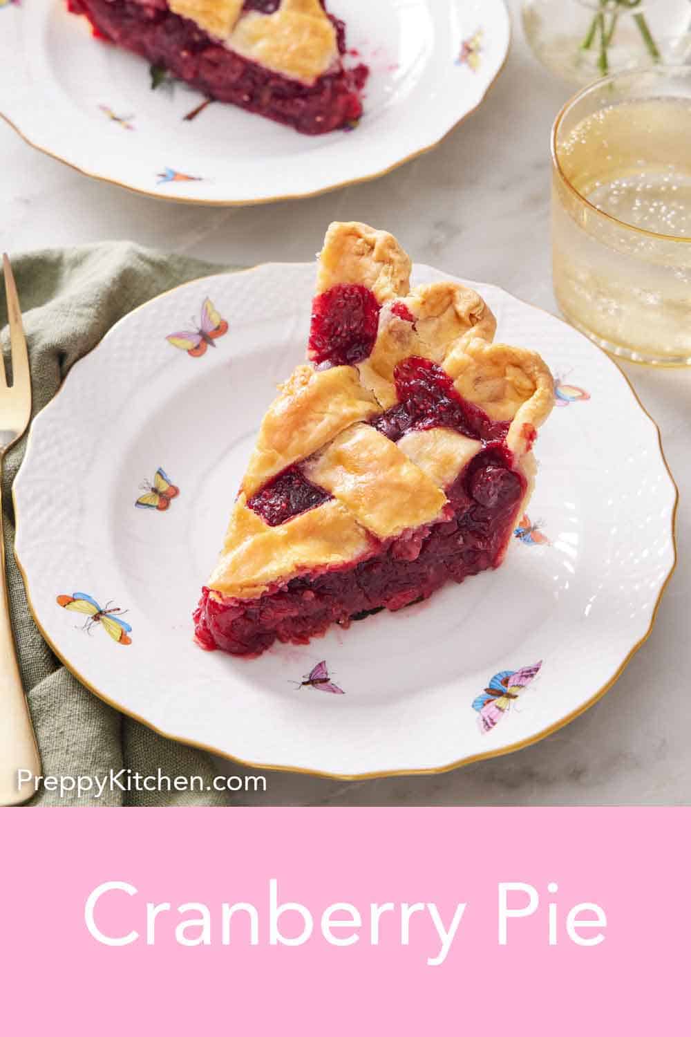 Cranberry Pie Recipe - Preppy Kitchen