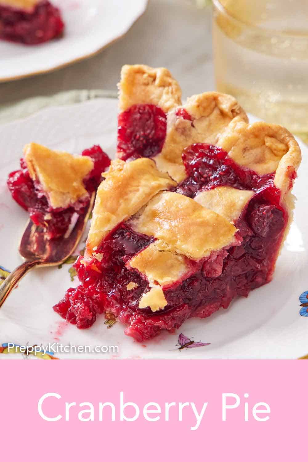 Cranberry Pie Recipe - Preppy Kitchen