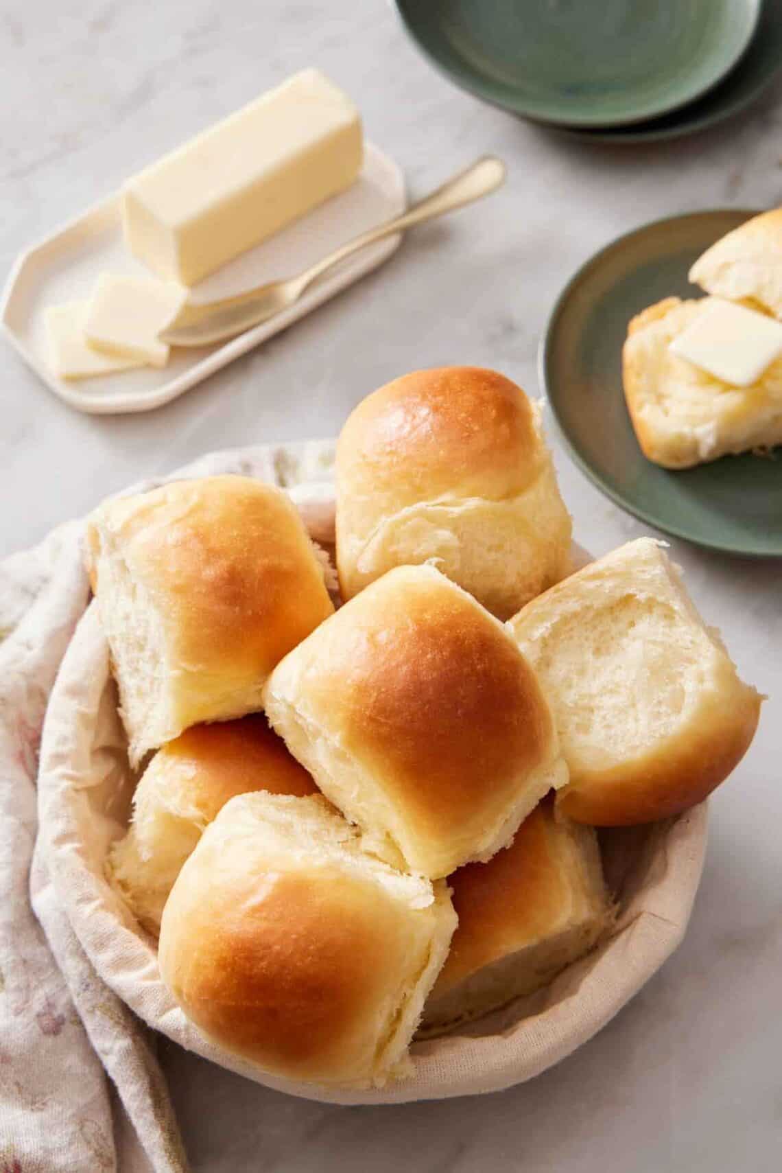 Homemade Dinner Rolls Recipe - Preppy Kitchen