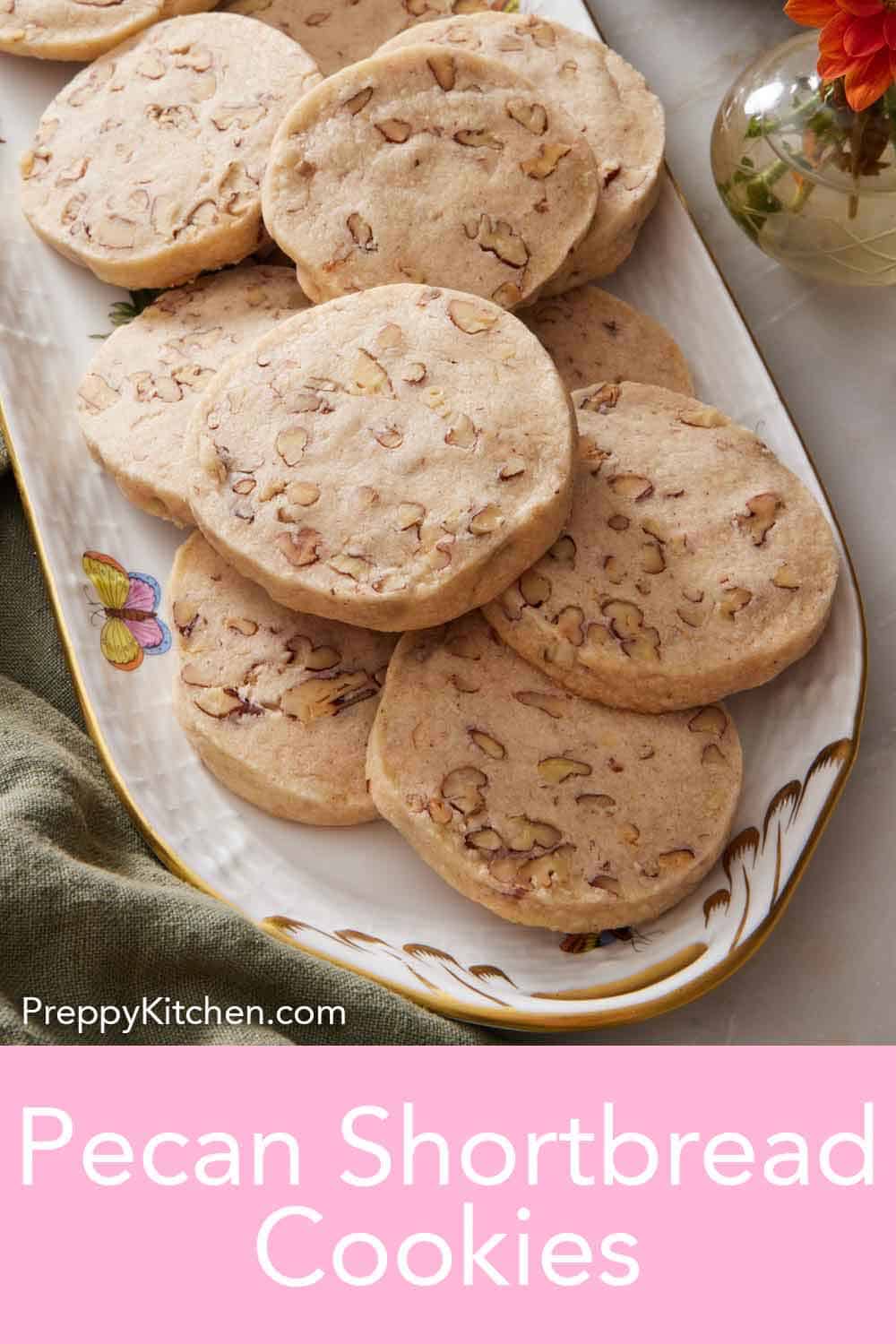 Pecan Shortbread Cookies Recipe - Preppy Kitchen