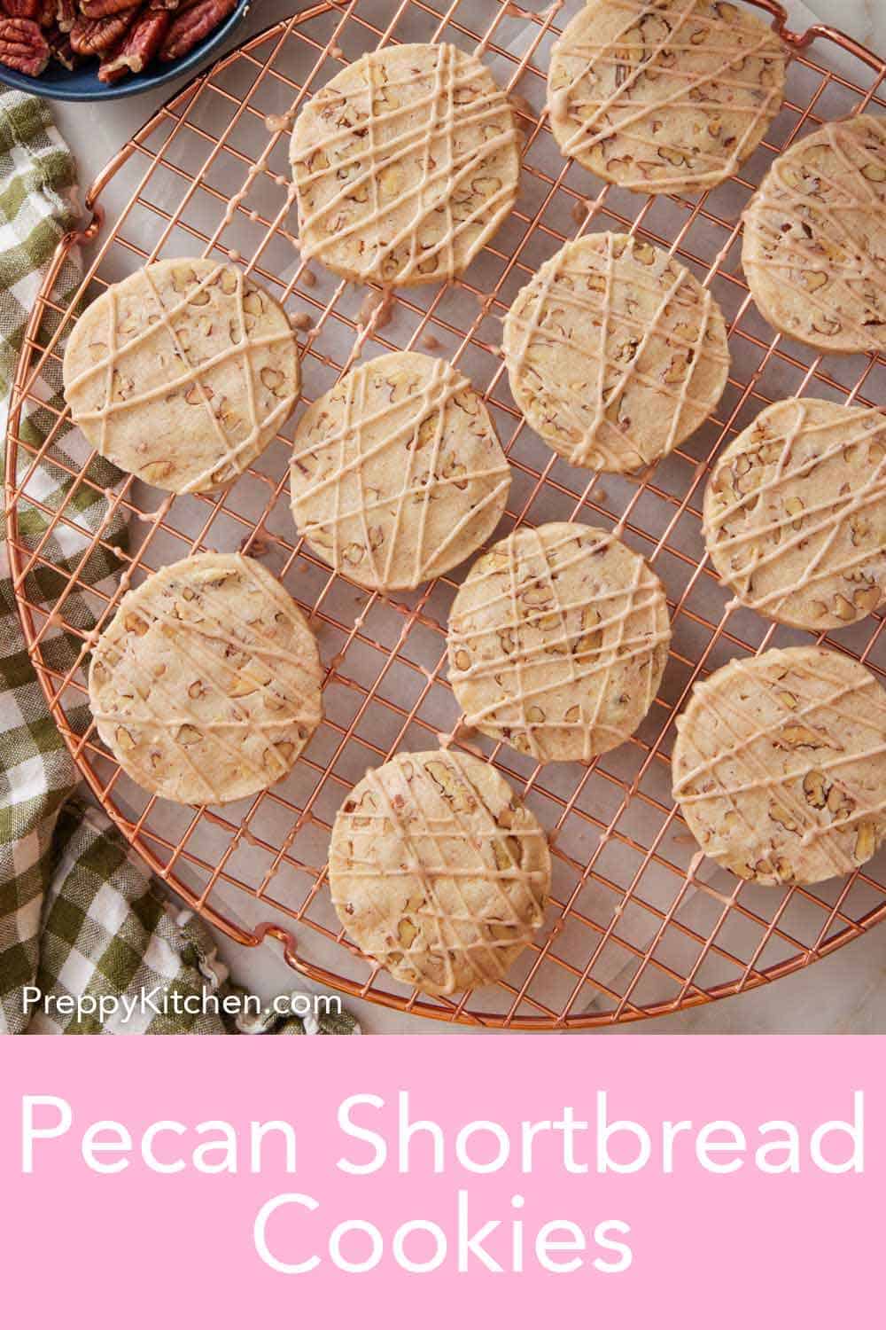 Pecan Shortbread Cookies Recipe - Preppy Kitchen