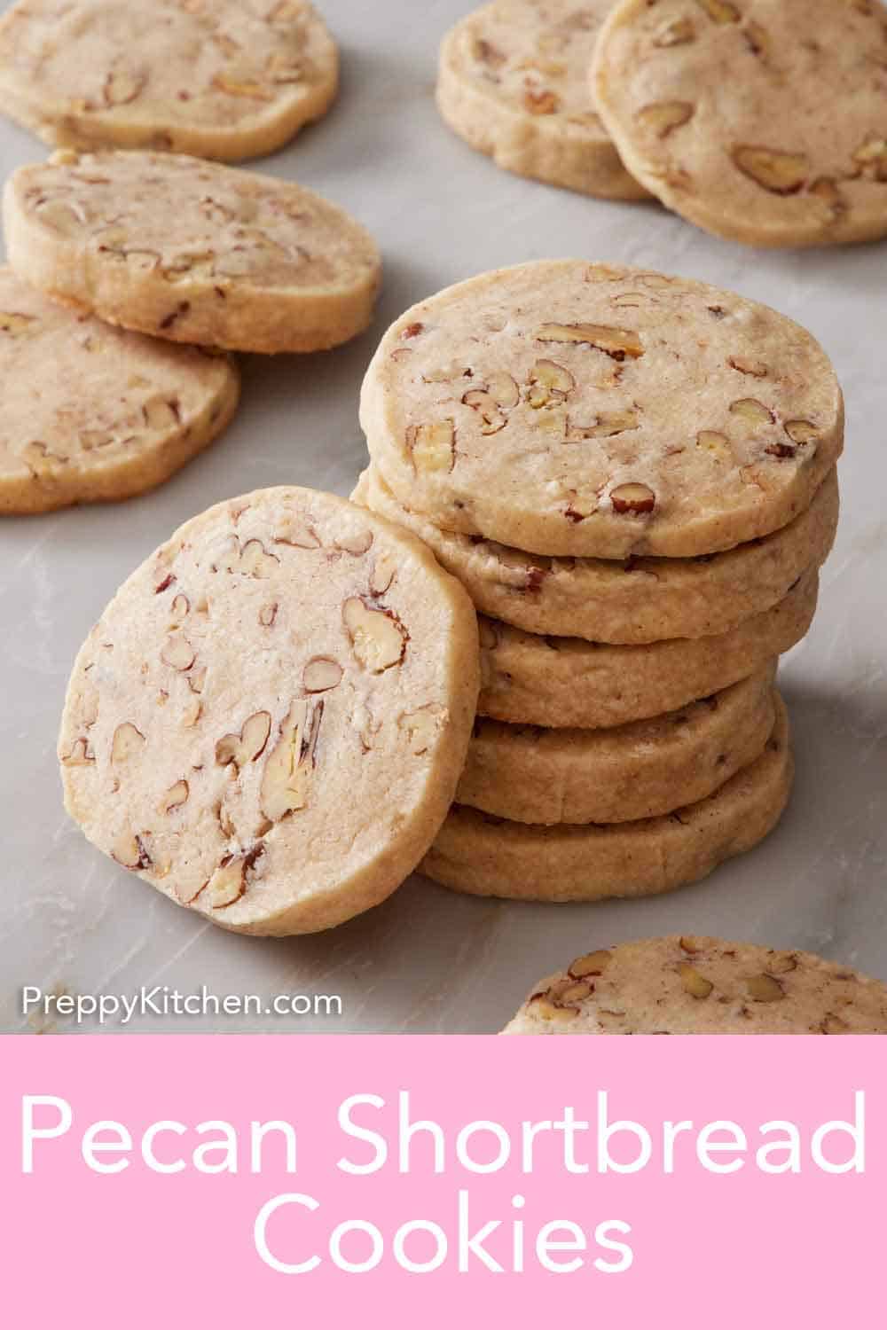 Pecan Shortbread Cookies Recipe - Preppy Kitchen