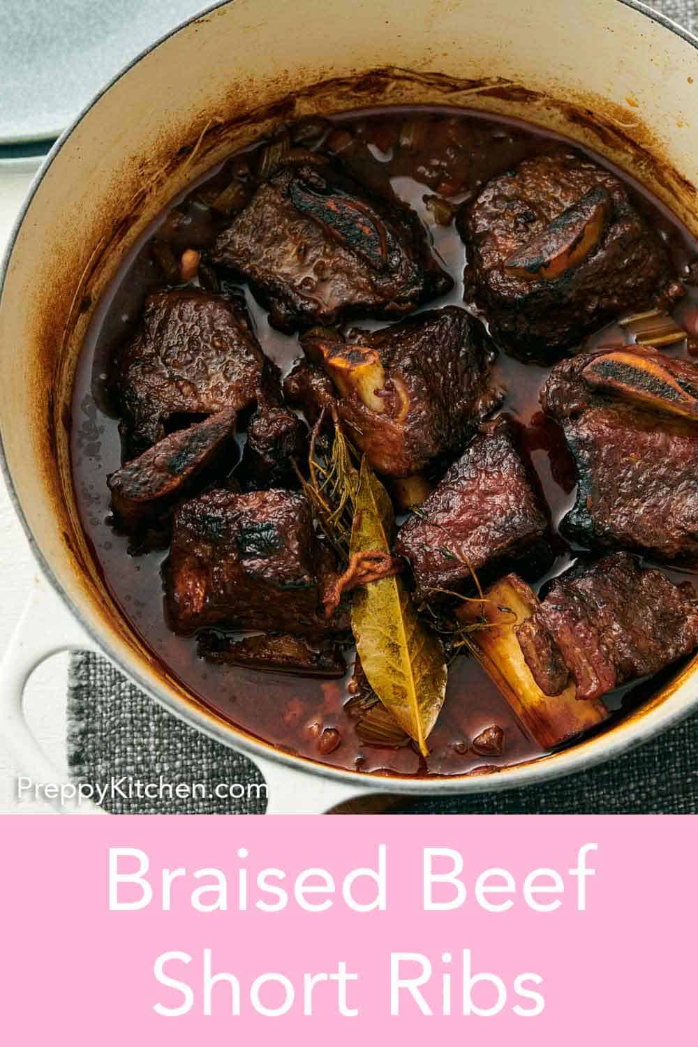 Braised Beef Short Ribs - Preppy Kitchen