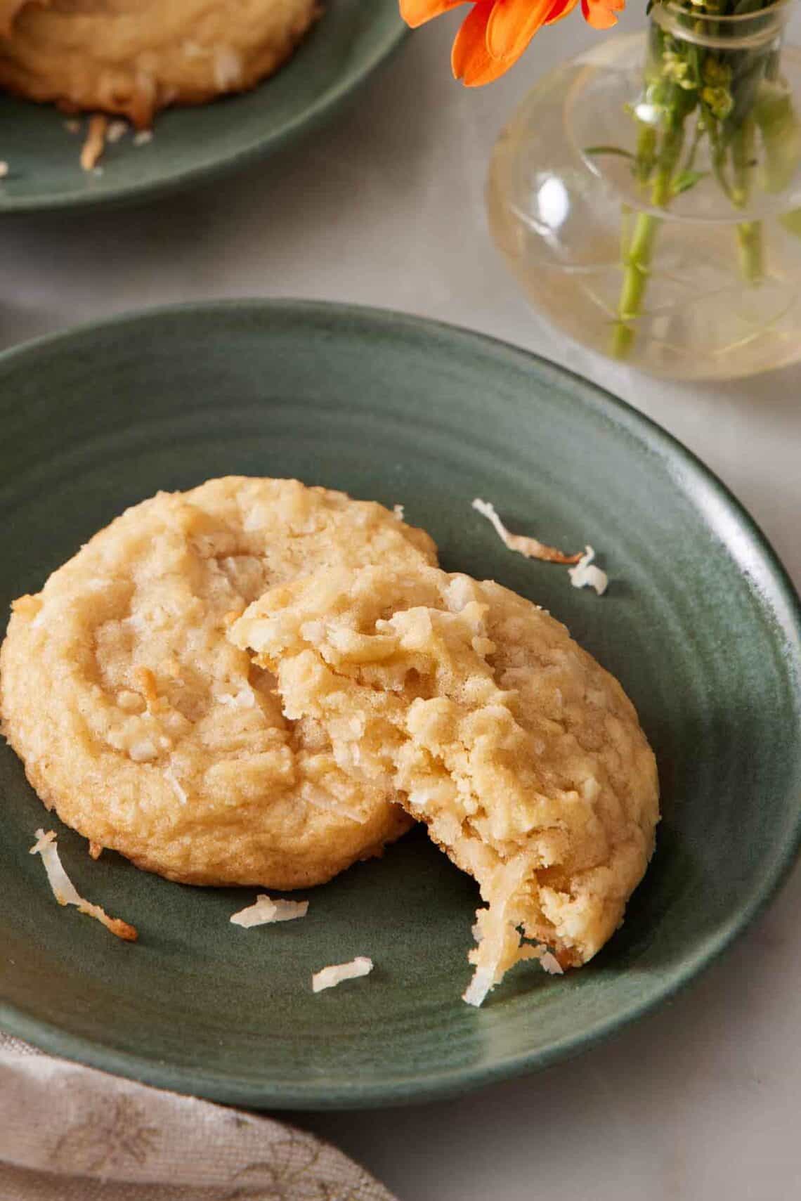 Chewy Coconut Cookies - Preppy Kitchen