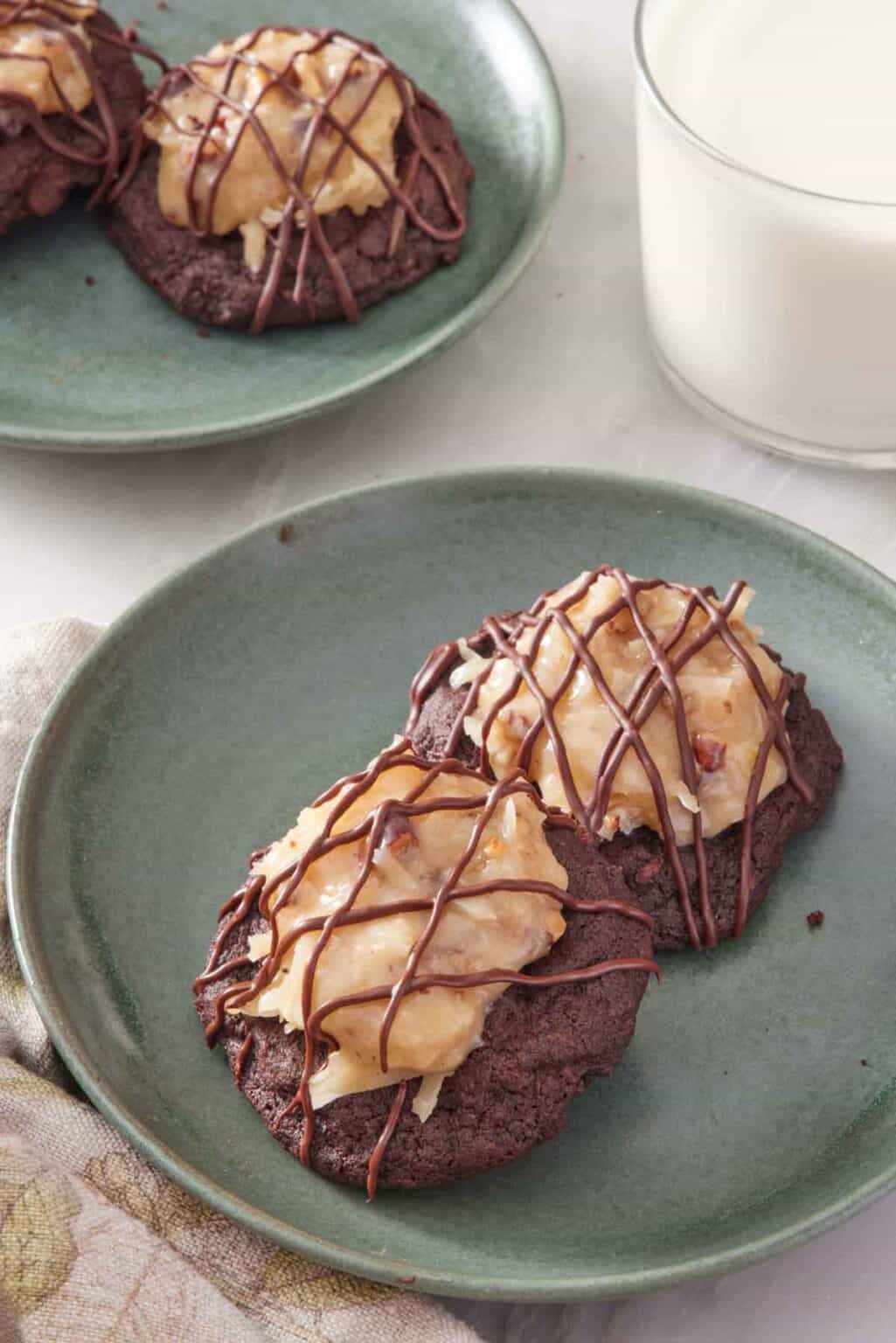German Chocolate Cookies Recipe - Preppy Kitchen