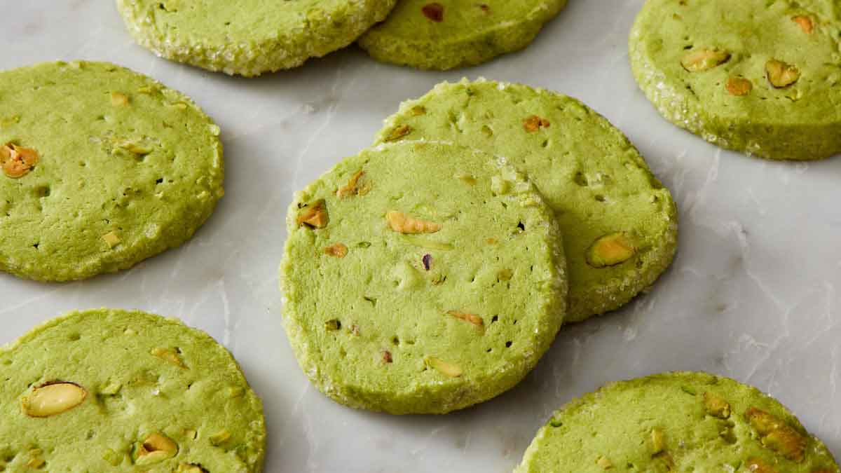 Pistachio Matcha Cookies Recipe - Preppy Kitchen