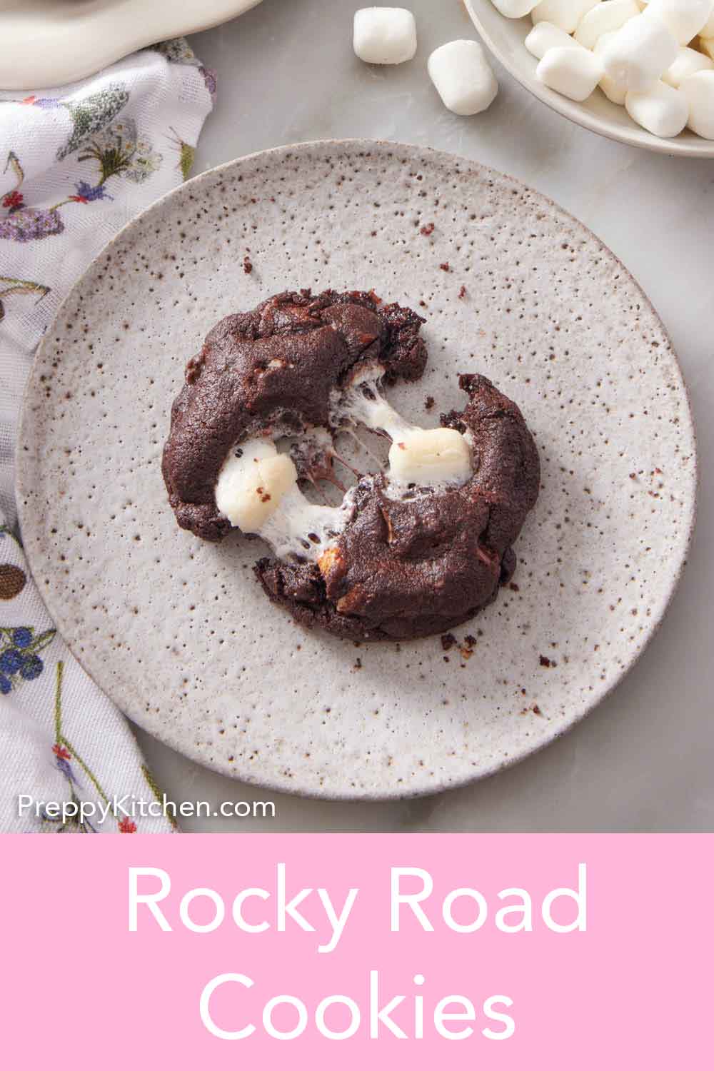 Rocky Road Cookies Recipe - Preppy Kitchen