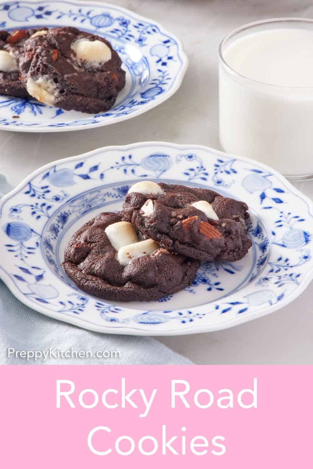 Rocky Road Cookies Recipe - Preppy Kitchen