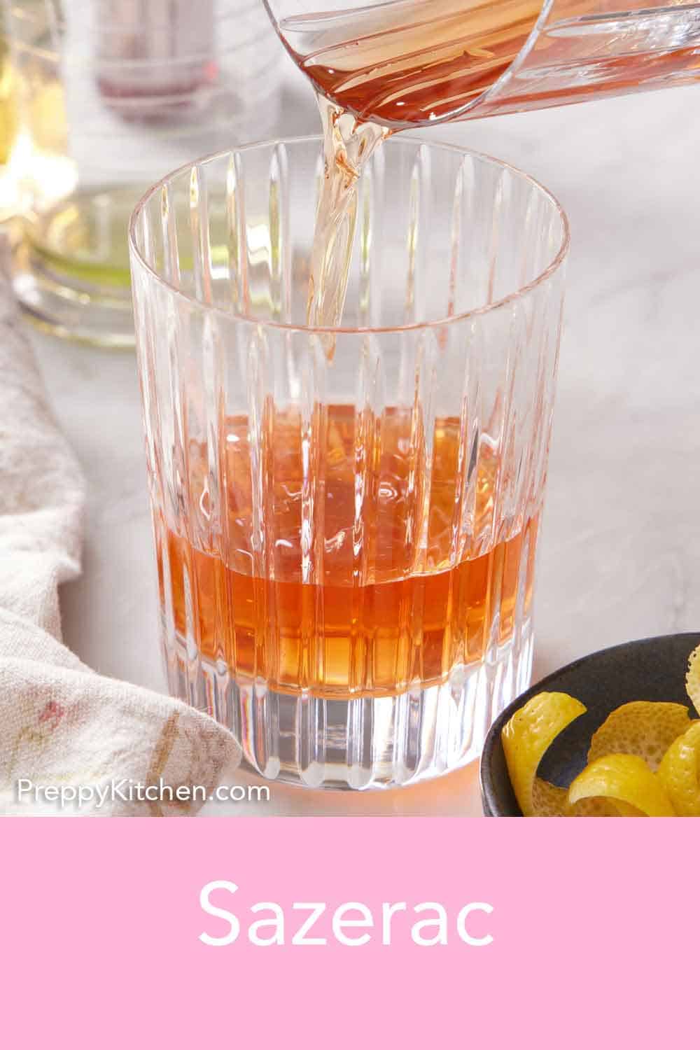 Sazerac Cocktail Recipe - Preppy Kitchen