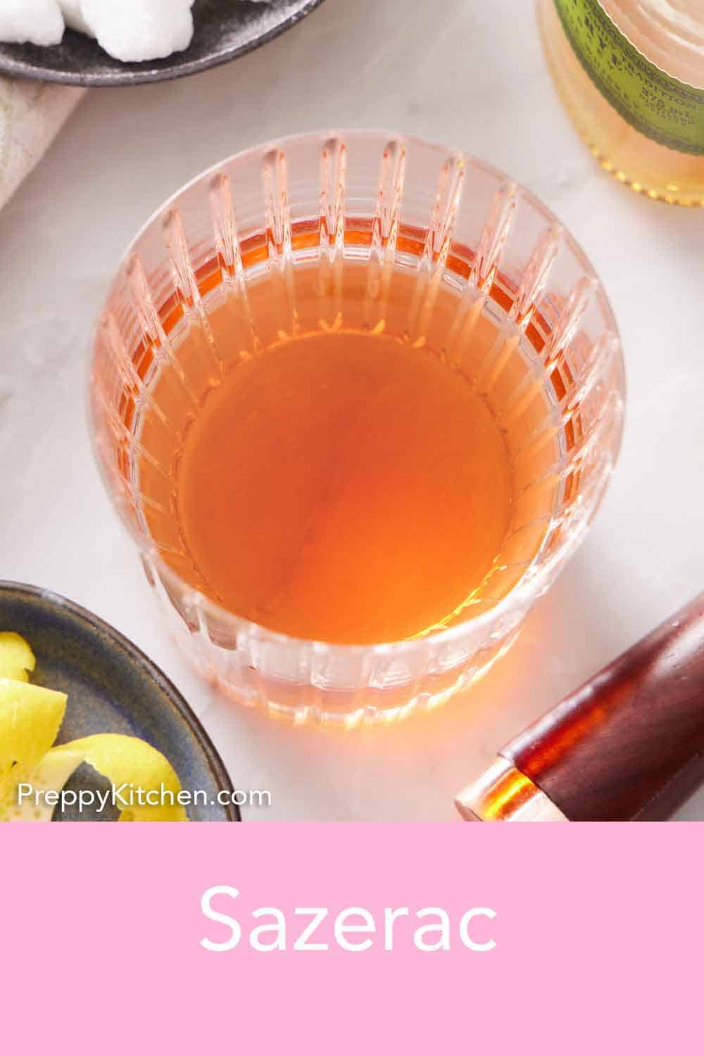 Sazerac Cocktail Recipe - Preppy Kitchen