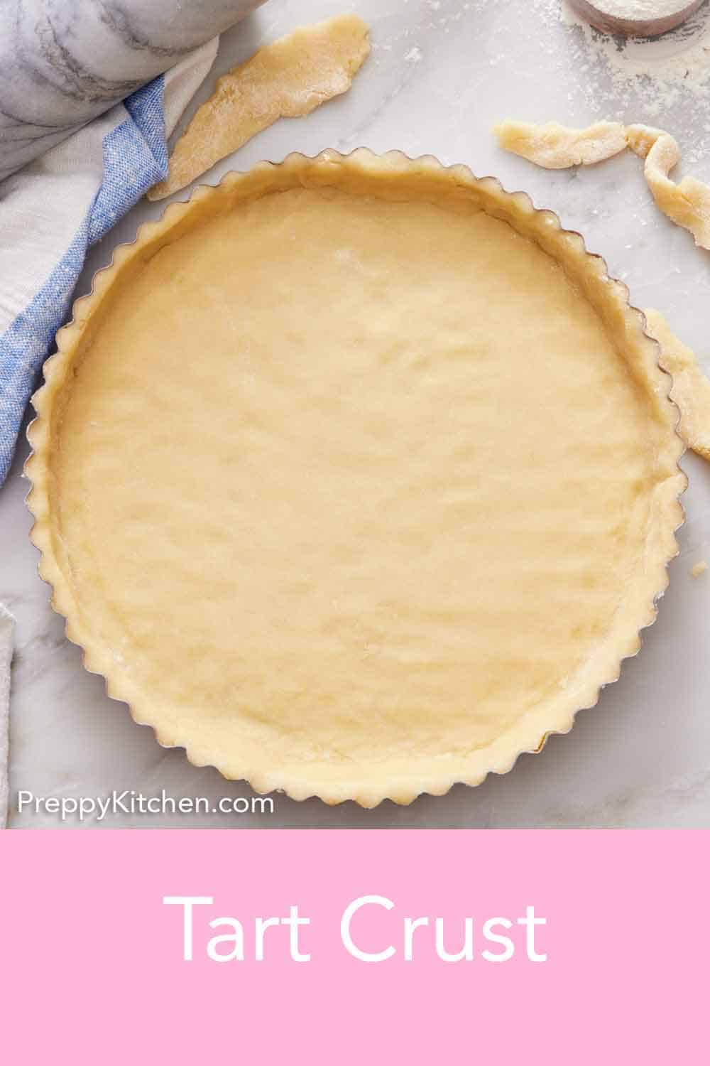 Sweet Tart Crust Recipe - Preppy Kitchen