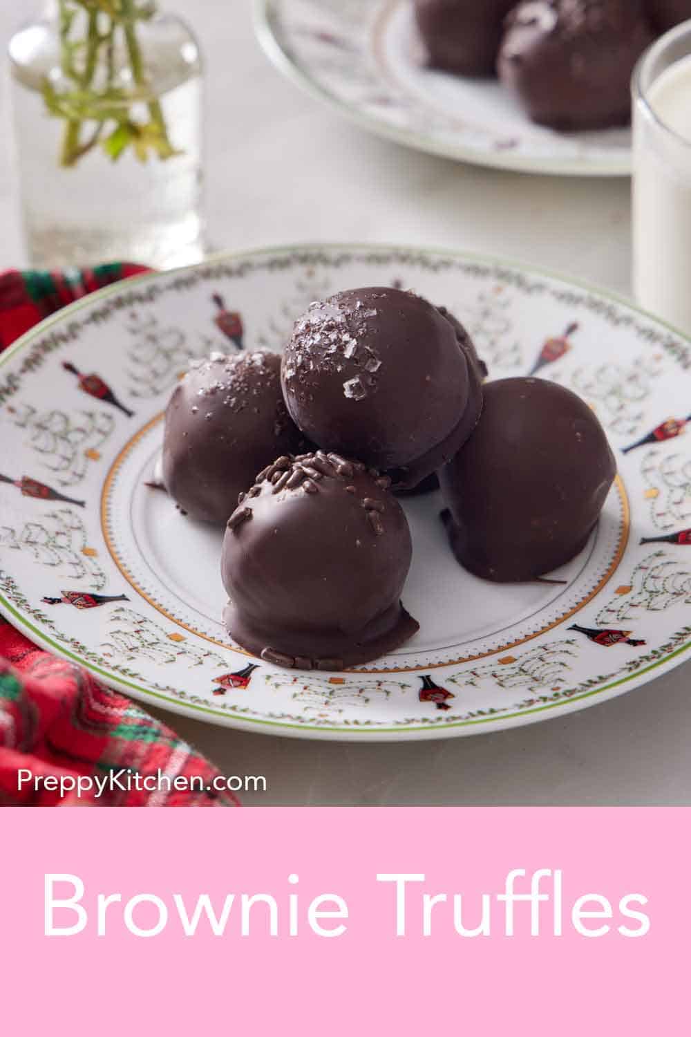Brownie Truffles Recipe - Preppy Kitchen
